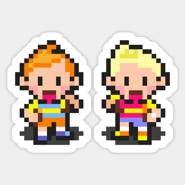 Mother 3 Lucas And Claus Mother 3 Sticker Teepublic